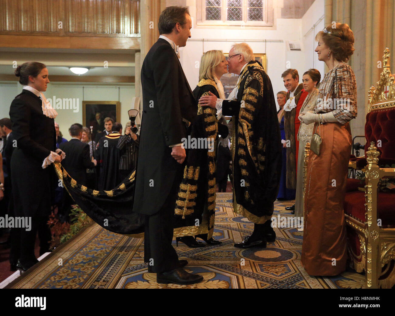 The annual lord mayors banquet mansion house hi-res stock photography ...