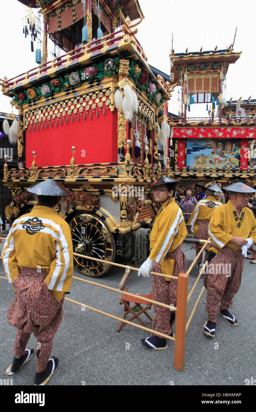 Japan, Gifu, Takayama, festival, floats, yatai, people Stock Photo - Alamy