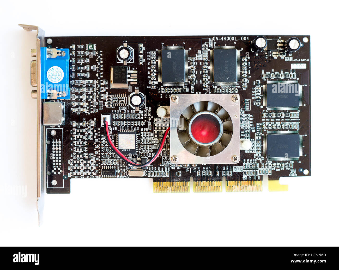 GOMEL, BELARUS - JULY 13, 2016. Vedeocard GeForce 4 MX 440. Nvidia ...