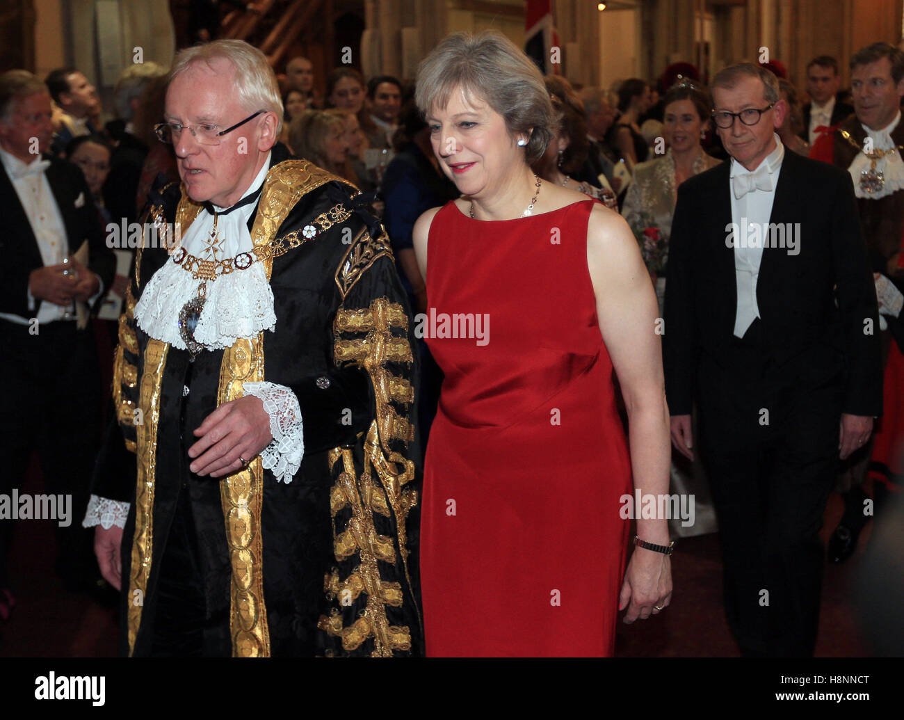New Lord Mayor of the City of London Alderman Andrew Parmley greets ...