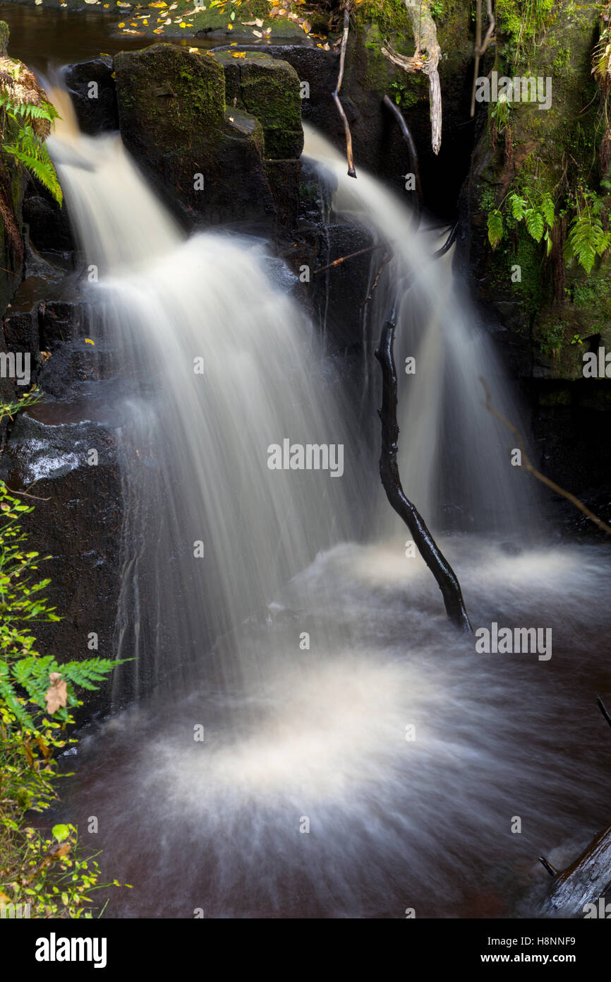 Hareshaw linn waterfall hi-res stock photography and images - Alamy