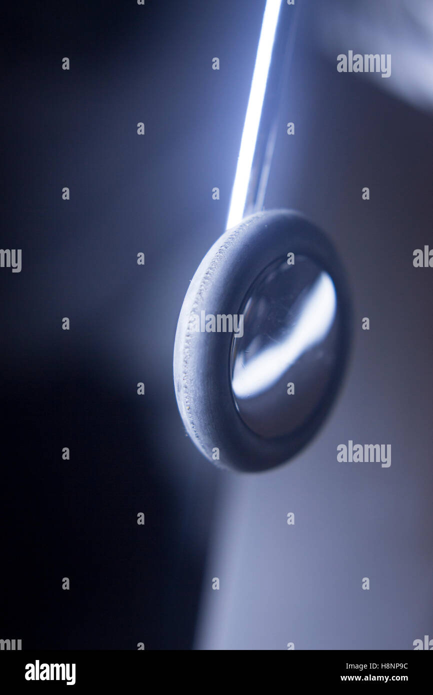 Doctor's reflex hammer tool used to test patient reflexes in knee and ...