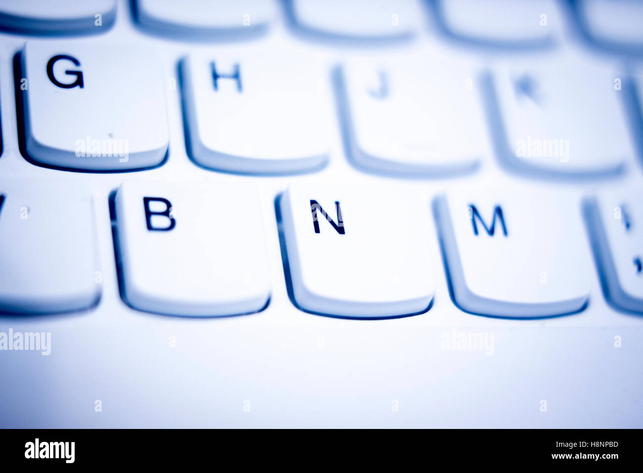 Personal computer pc external keyboad keys in Spanish format keypad ...