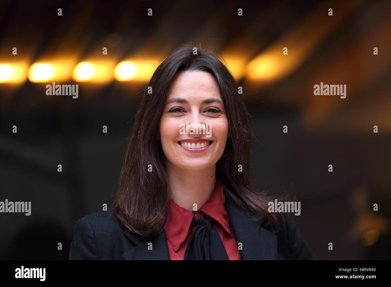 Roma, Italy. 14th Nov, 2016. Italian actress Daniela Virgilio during ...