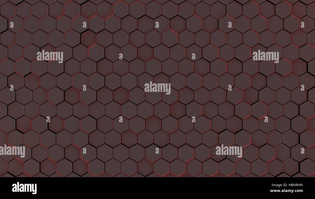 The 3d rendering colorful hexagon pattern with nice color Stock Photo ...