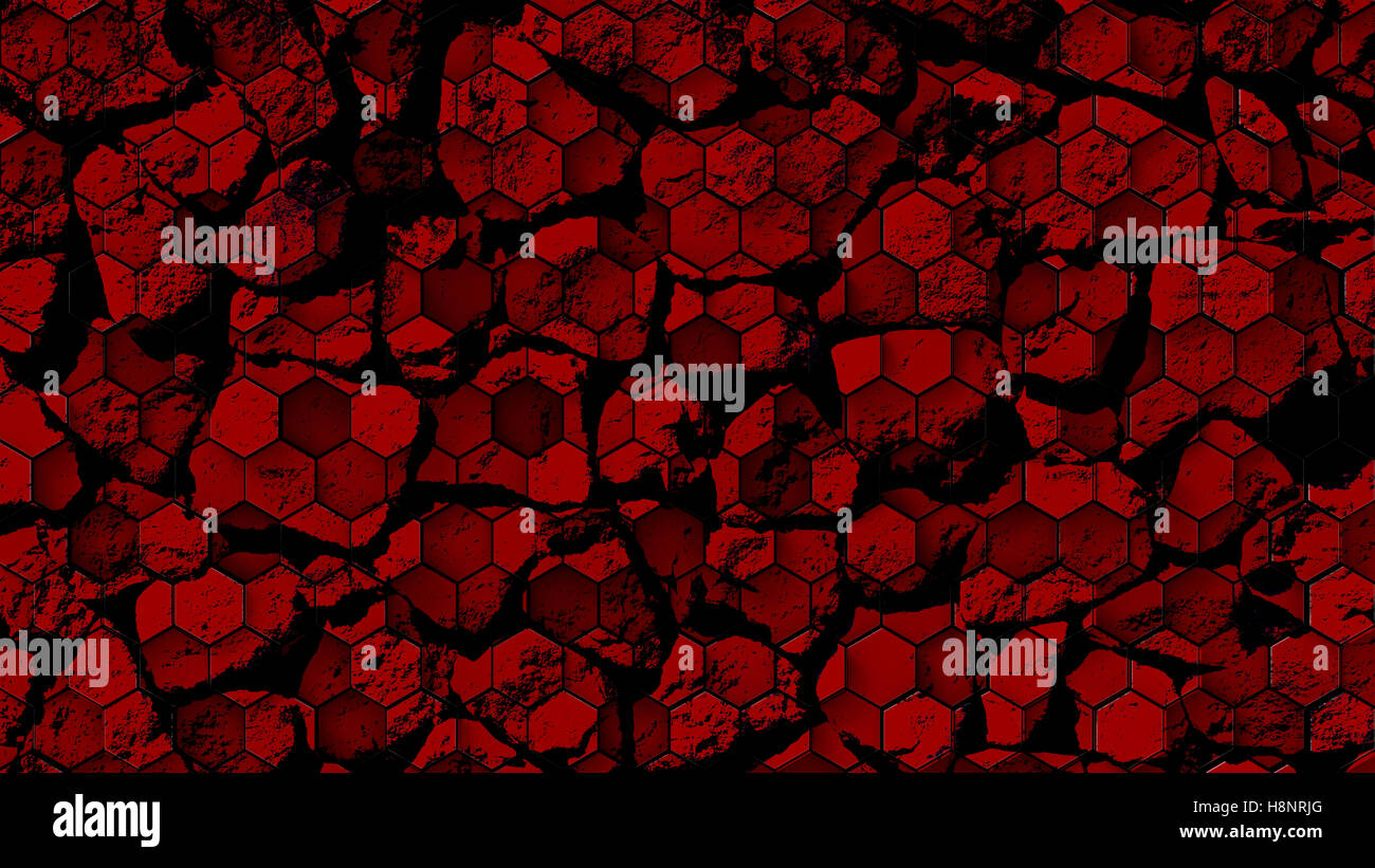 The 3d rendering colorful hexagon pattern with nice color Stock Photo ...