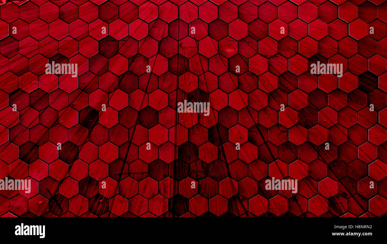 The 3d rendering colorful hexagon pattern with nice color Stock Photo ...