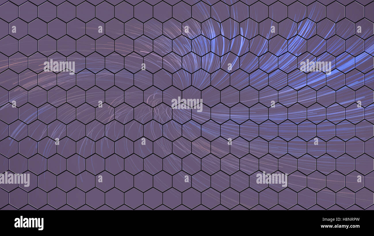 The 3d rendering colorful hexagon pattern with nice color Stock Photo ...