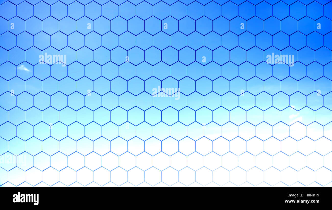 The 3d rendering colorful hexagon pattern with nice color Stock Photo ...