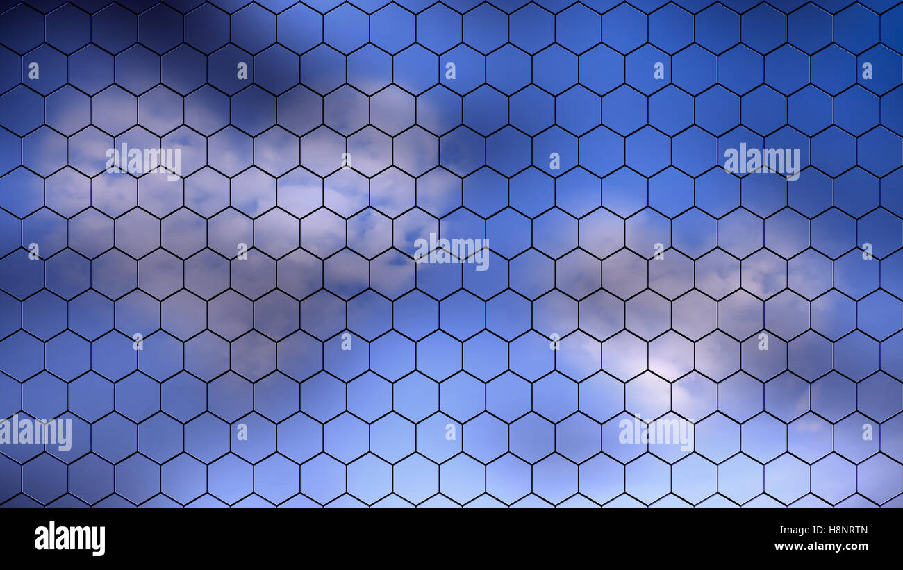 The 3d rendering colorful hexagon pattern with nice color Stock Photo ...