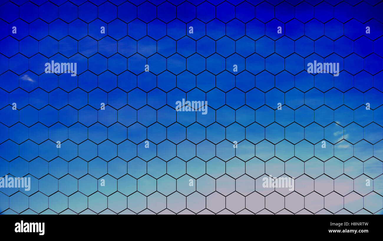 The 3d rendering colorful hexagon pattern with nice color Stock Photo ...