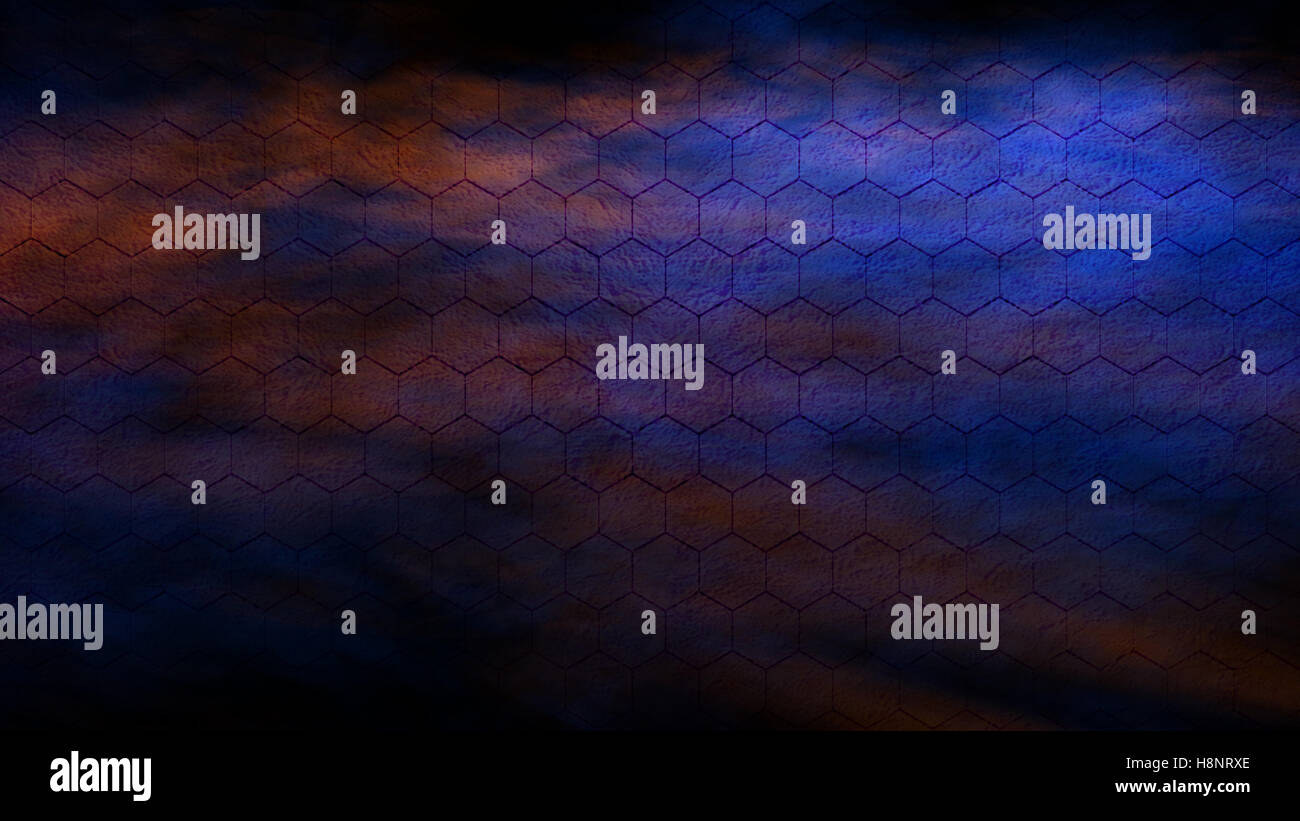 The 3d rendering colorful hexagon pattern with nice color Stock Photo ...