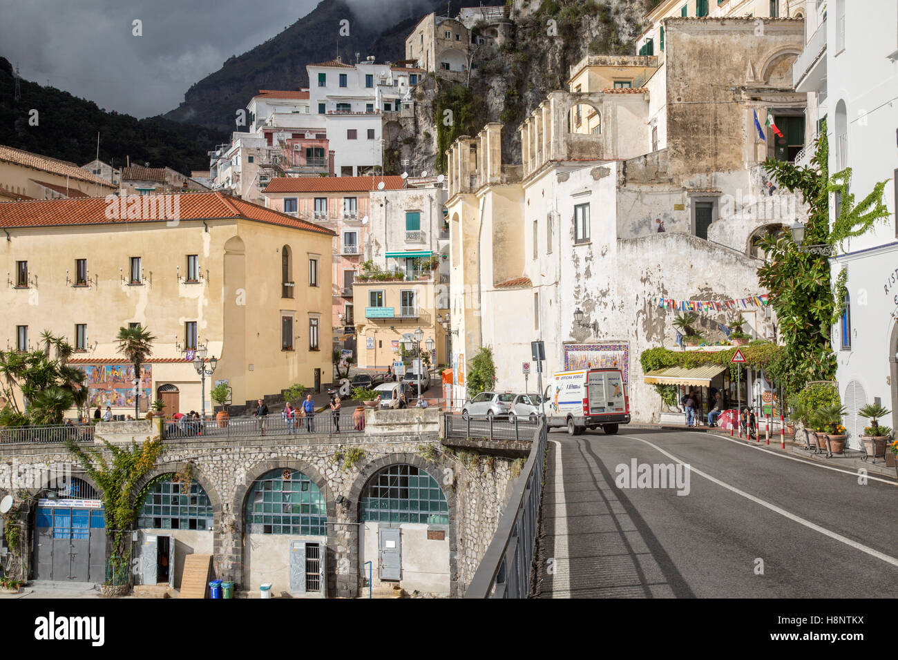 Amalfi coast road hi-res stock photography and images - Alamy