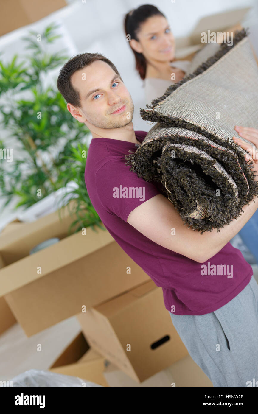 couple moving house Stock Photo - Alamy