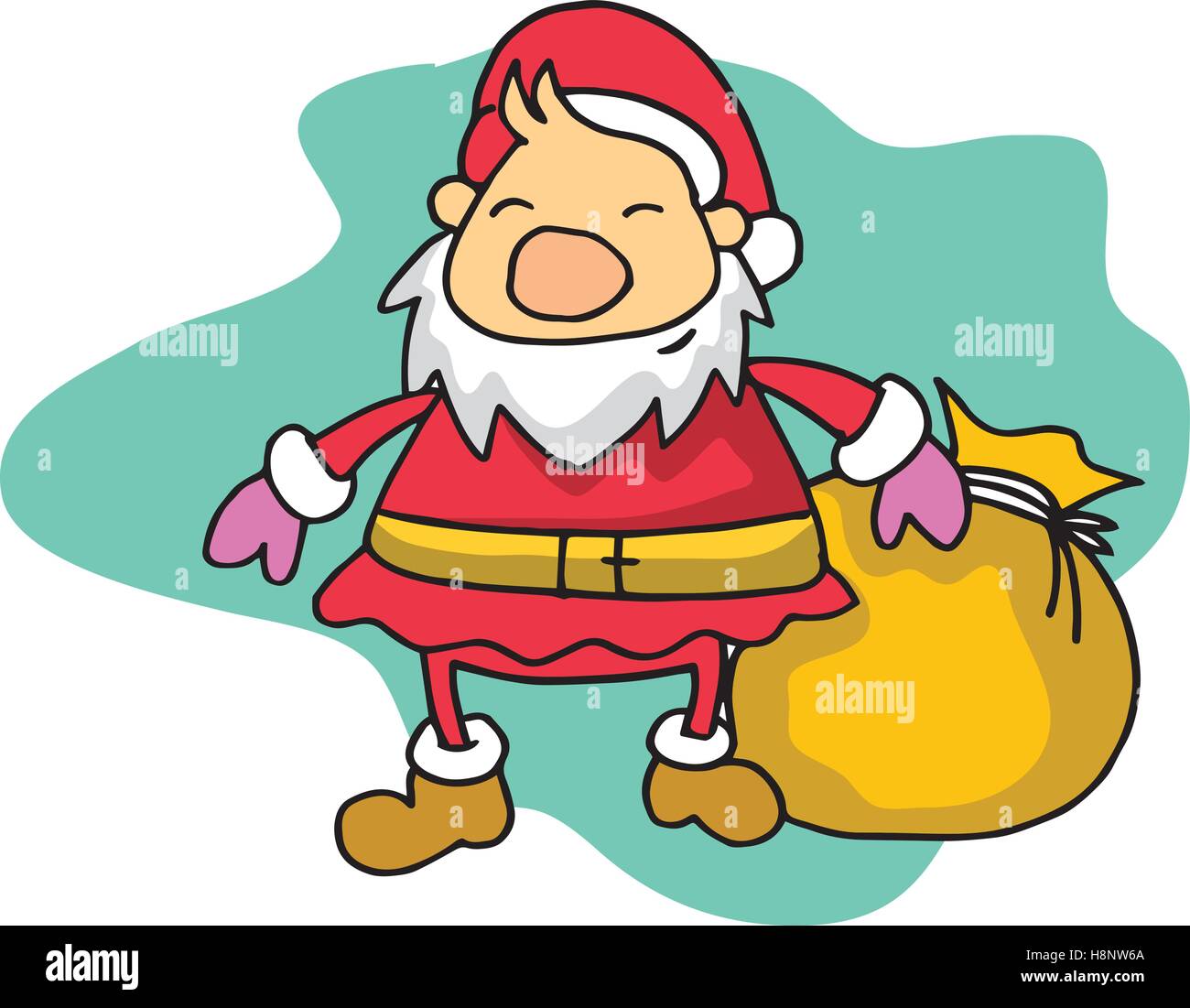 Collection of Santa Christmas theme Stock Vector Image & Art - Alamy
