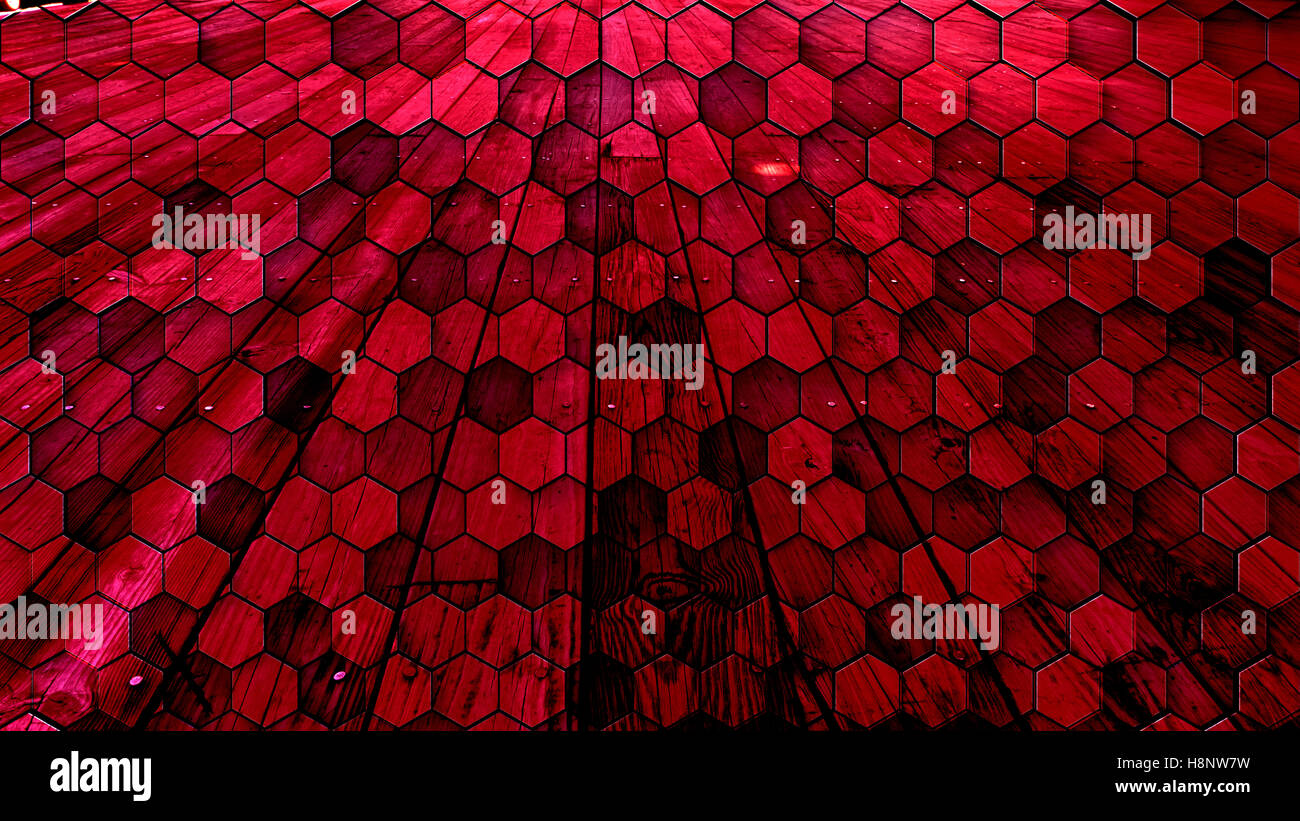 The 3d rendering colorful hexagon pattern with nice color Stock Photo ...