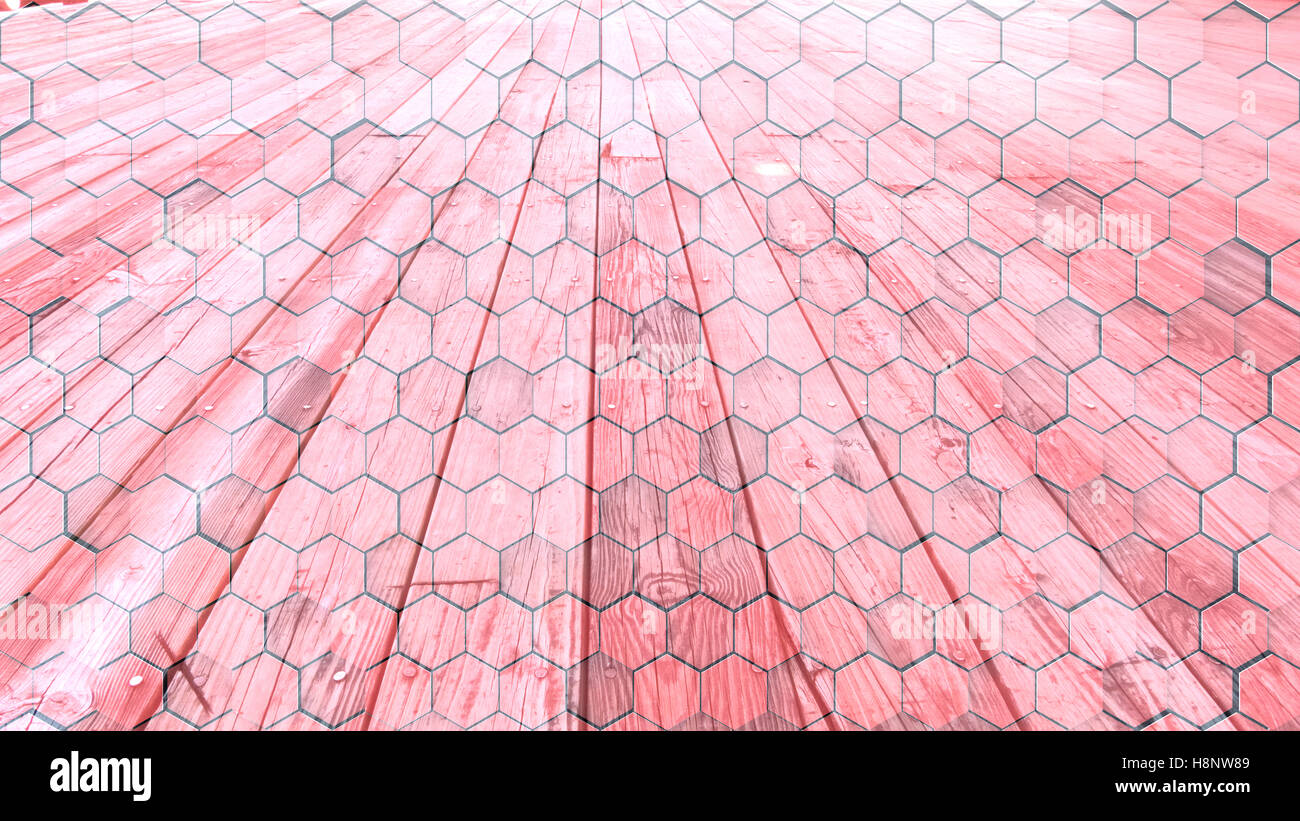 The 3d rendering colorful hexagon pattern with nice color Stock Photo ...