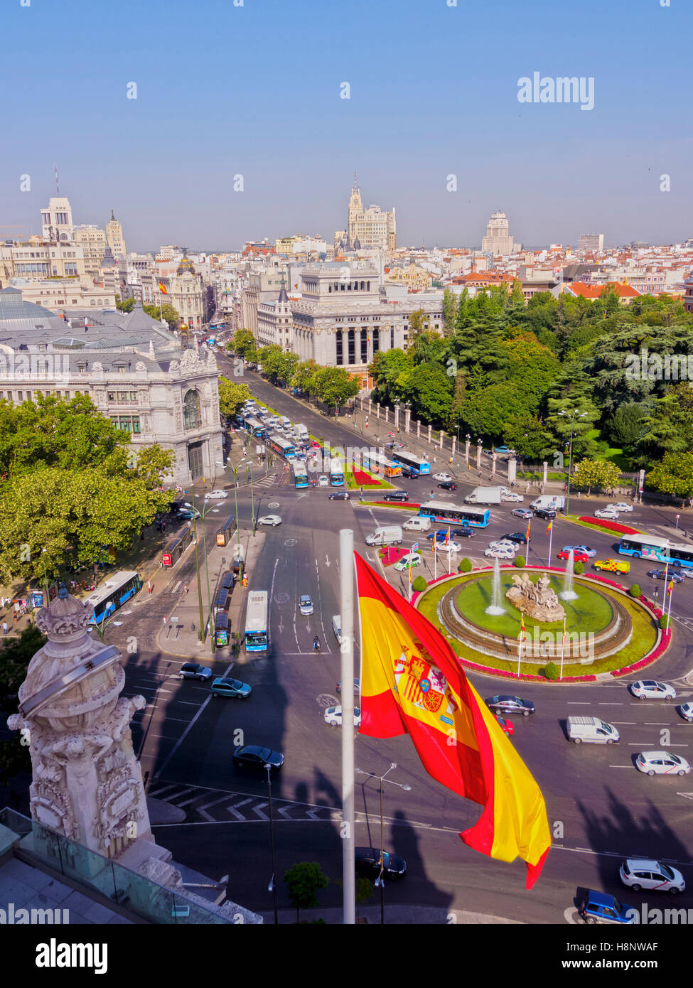 Plaza cibeles street view hi-res stock photography and images - Alamy