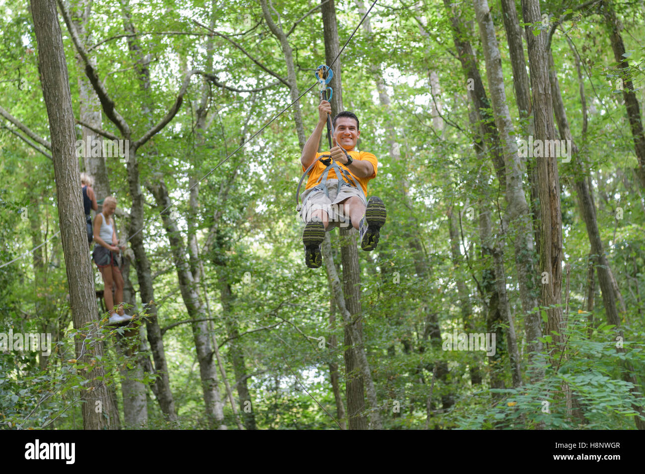 Ropejumping hi-res stock photography and images - Alamy