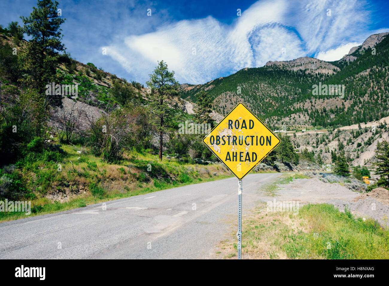 Road Obstruction Stock Photos & Road Obstruction Stock Images - Alamy