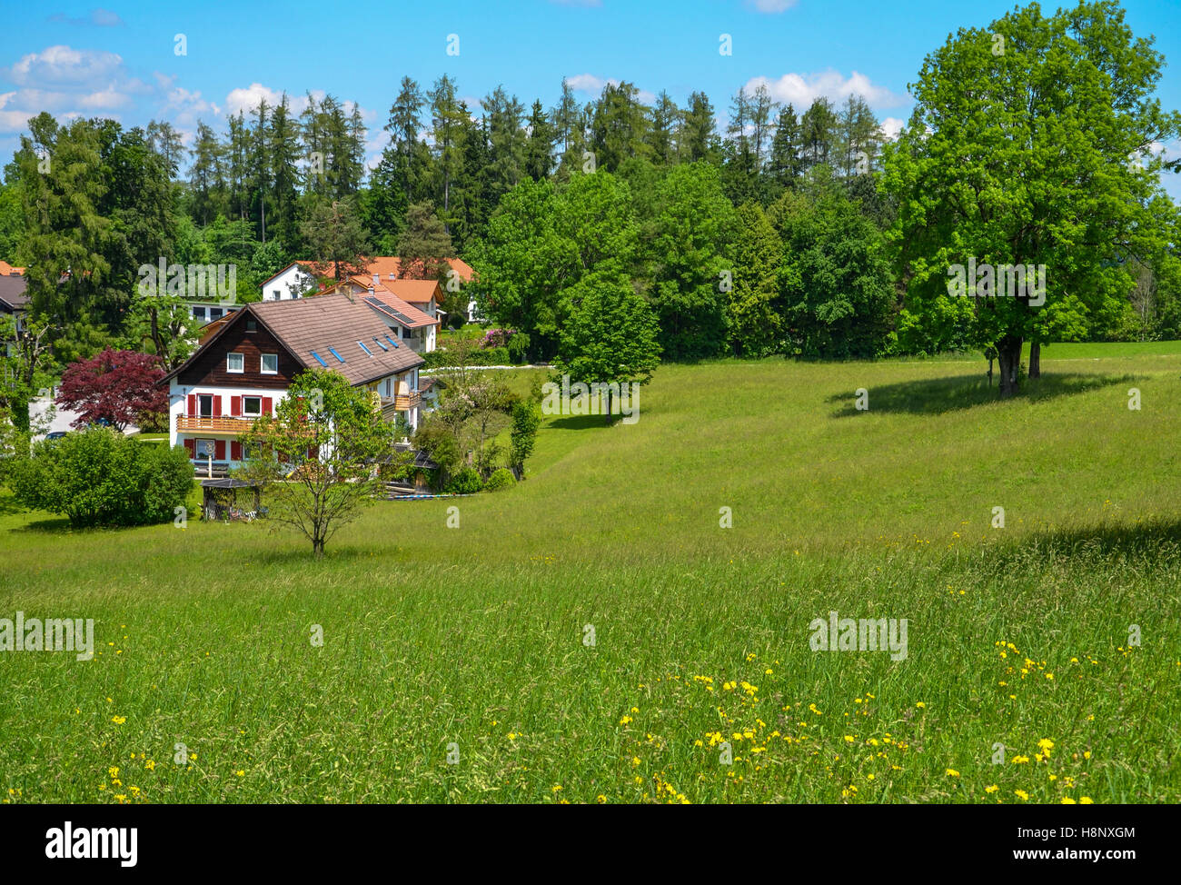 Alpine Chalet, Germany Stock Photo - Alamy