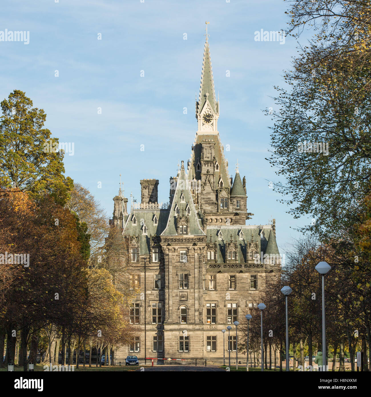 Edinburgh, Scotland, 5th, November, 2016 External views of Fettes ...