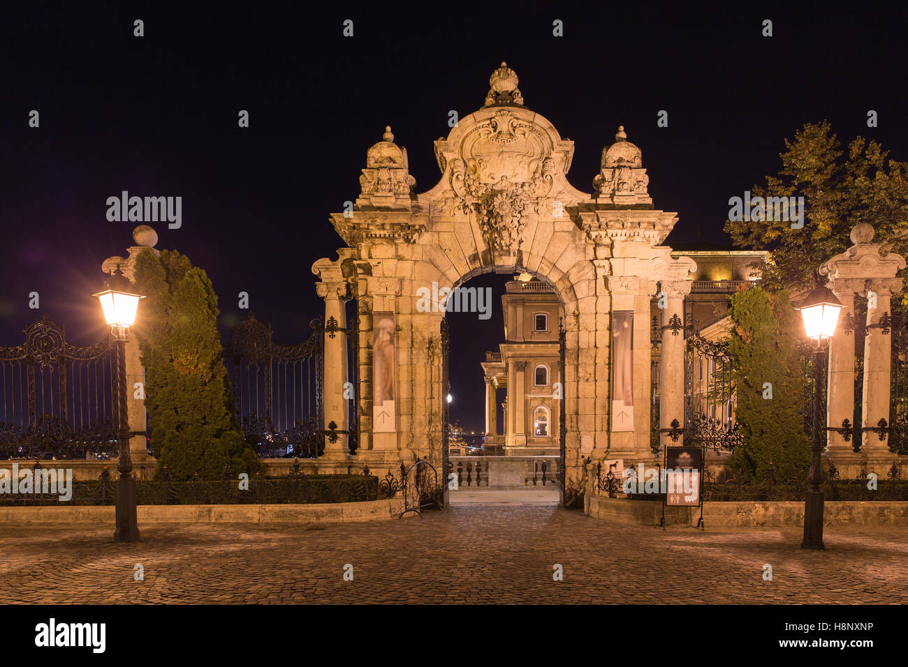 Rococo style gate hi-res stock photography and images - Alamy