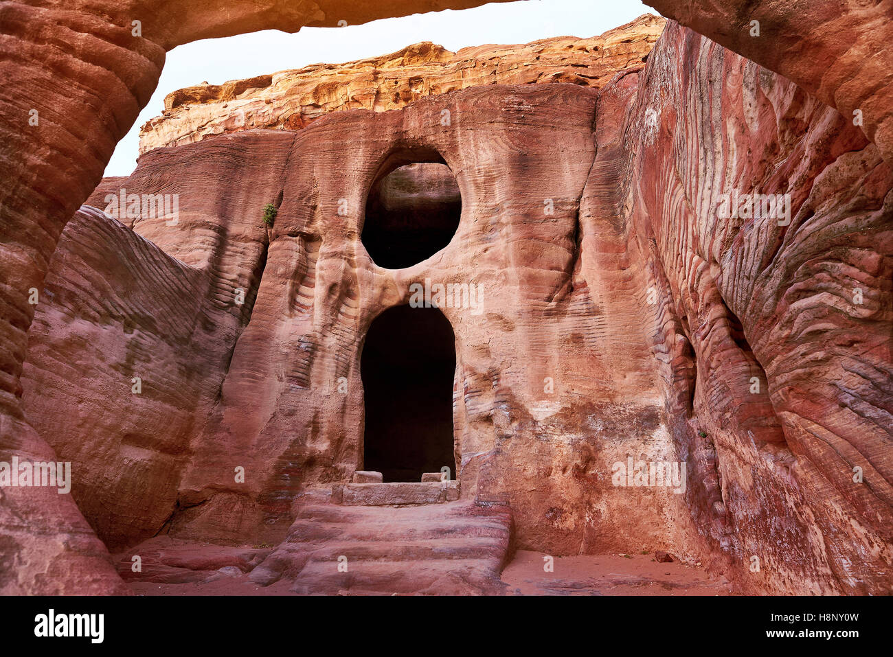 Ancient city of Petra, Jordan Stock Photo - Alamy