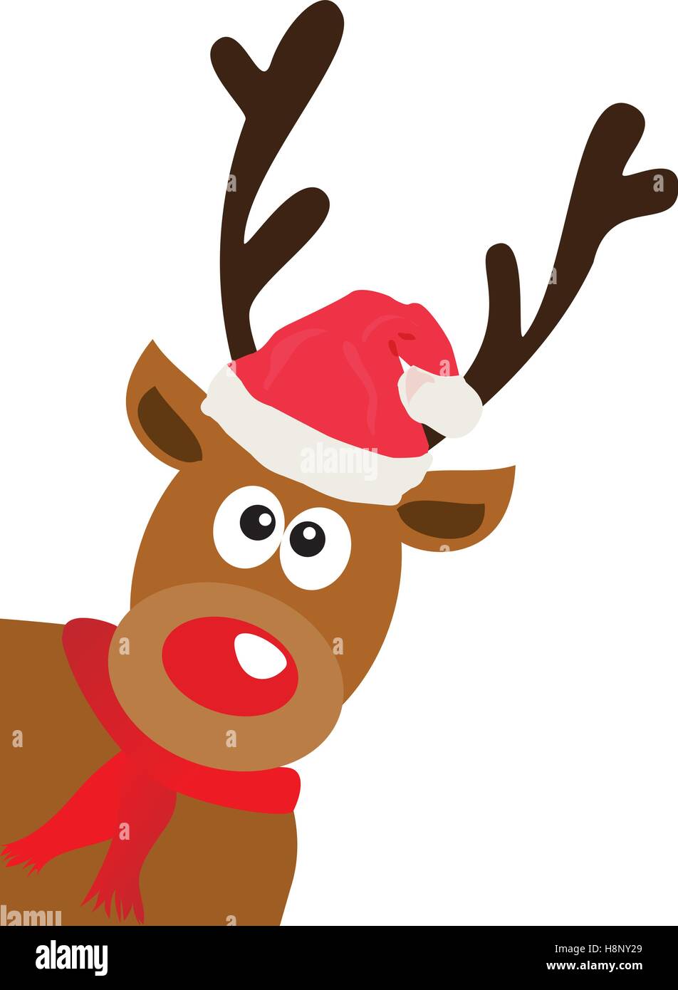 Funny vector illustration christmas Stock Vector Images - Alamy