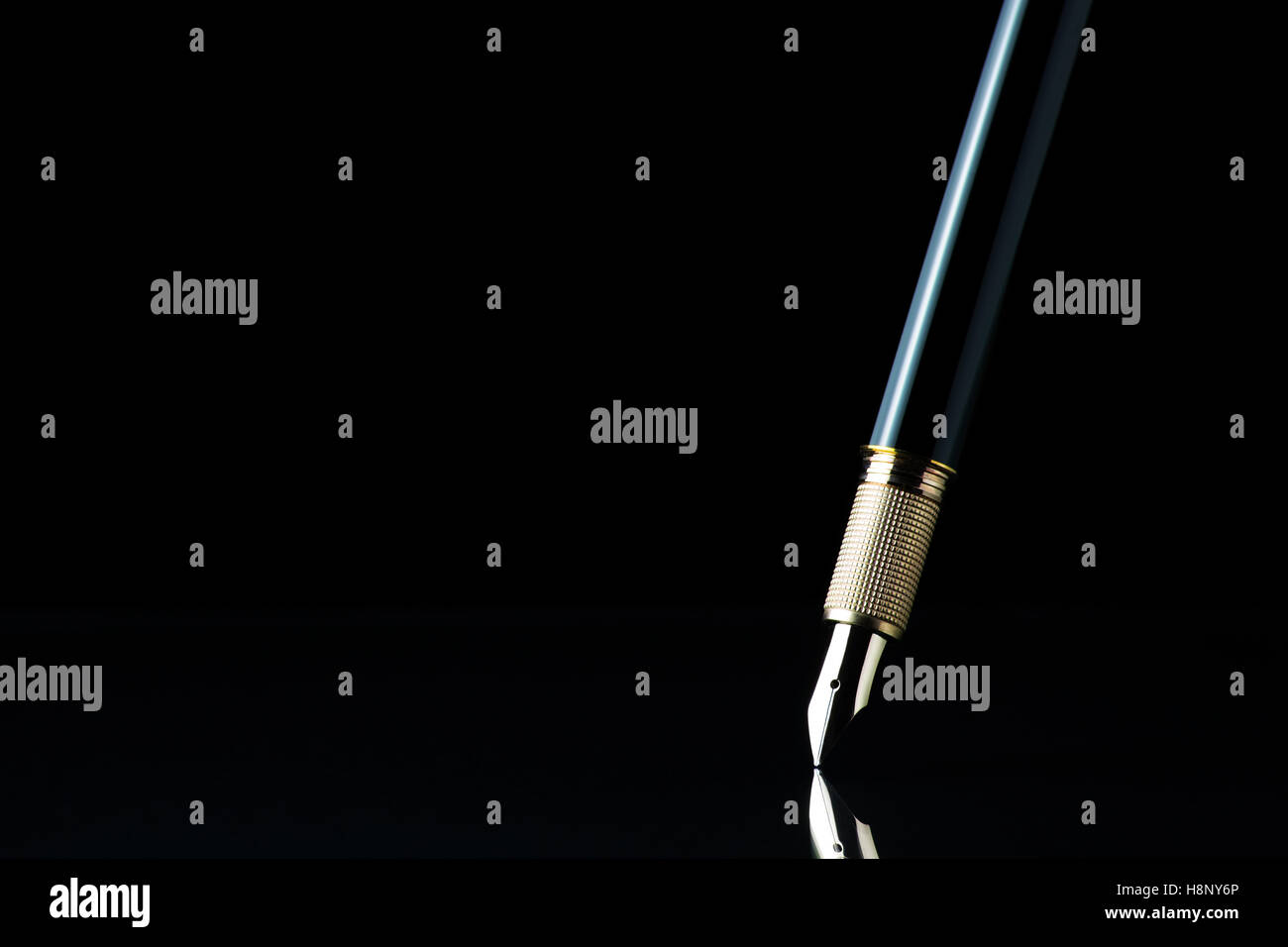 portrait of a elegant fountain pen Stock Photo - Alamy