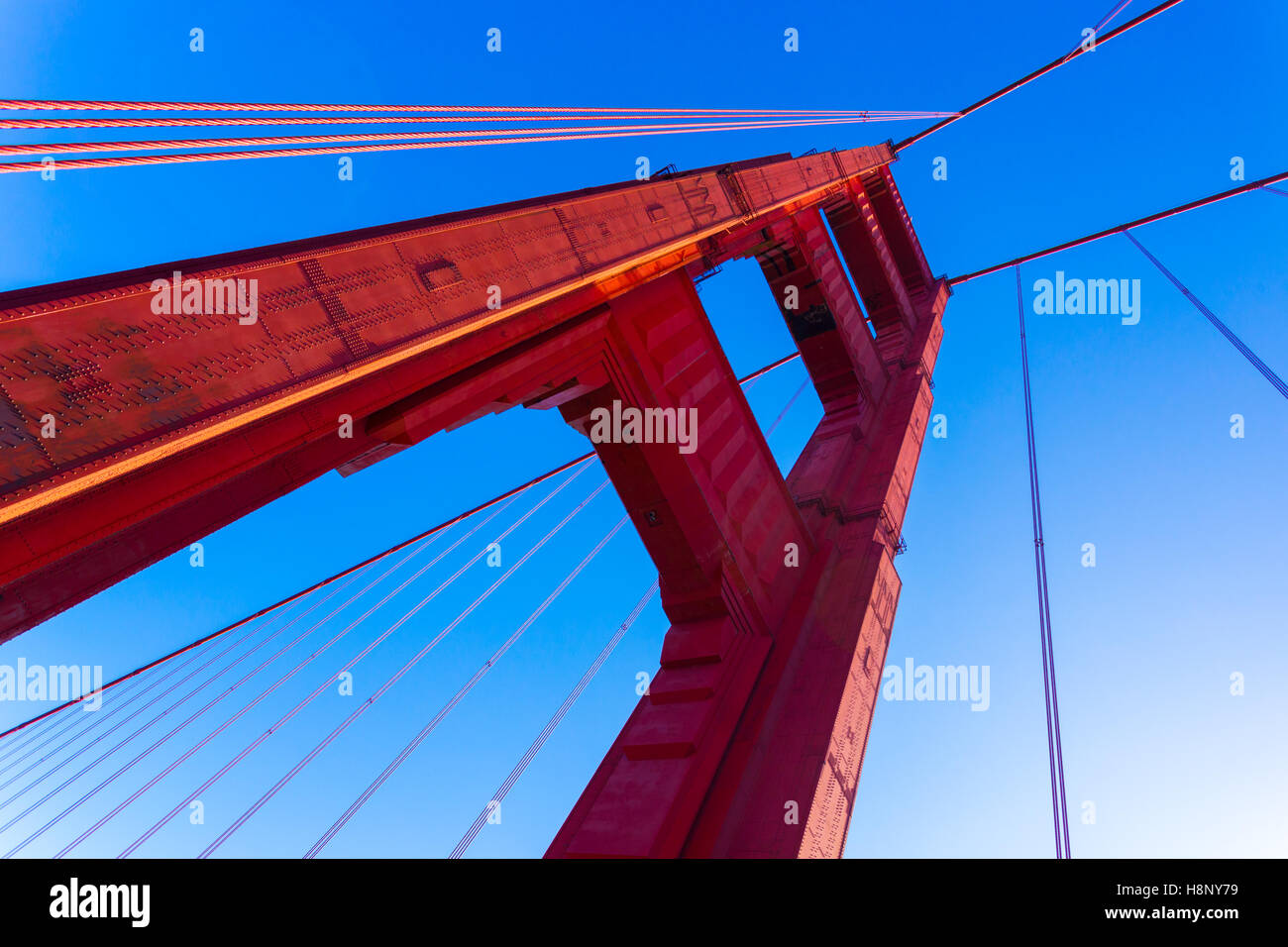 Bridge cables close up hi-res stock photography and images - Alamy