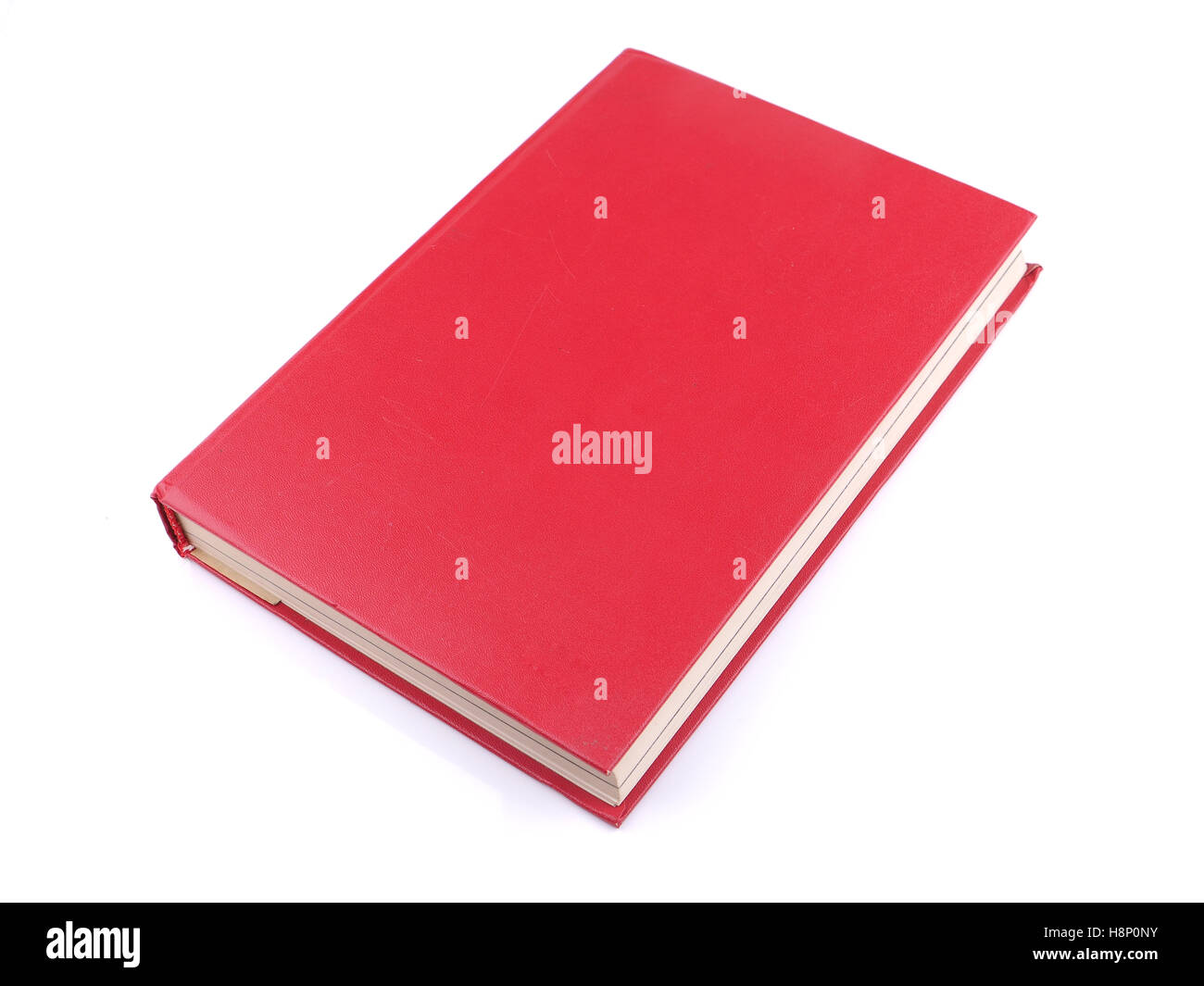 red book on a white background Stock Photo - Alamy