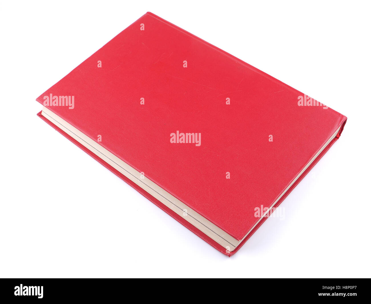 red book on a white background Stock Photo - Alamy