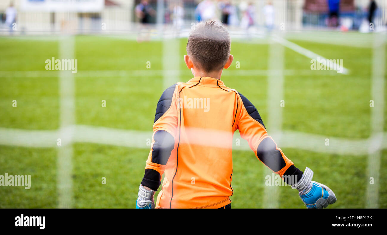 Youth soccer goalkeeper training Stock Photo - Alamy
