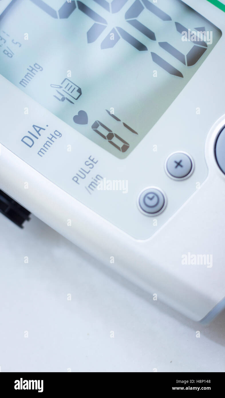 Portable hand held domestic cardiac blood pressure and irregular heart ...