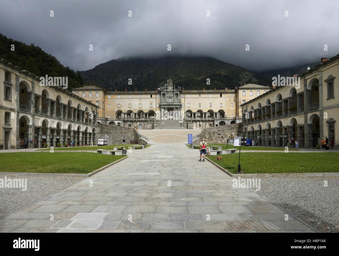 sanctuary of Oropa, Unesco heritage, Piedmont, Italy Stock Photo - Alamy