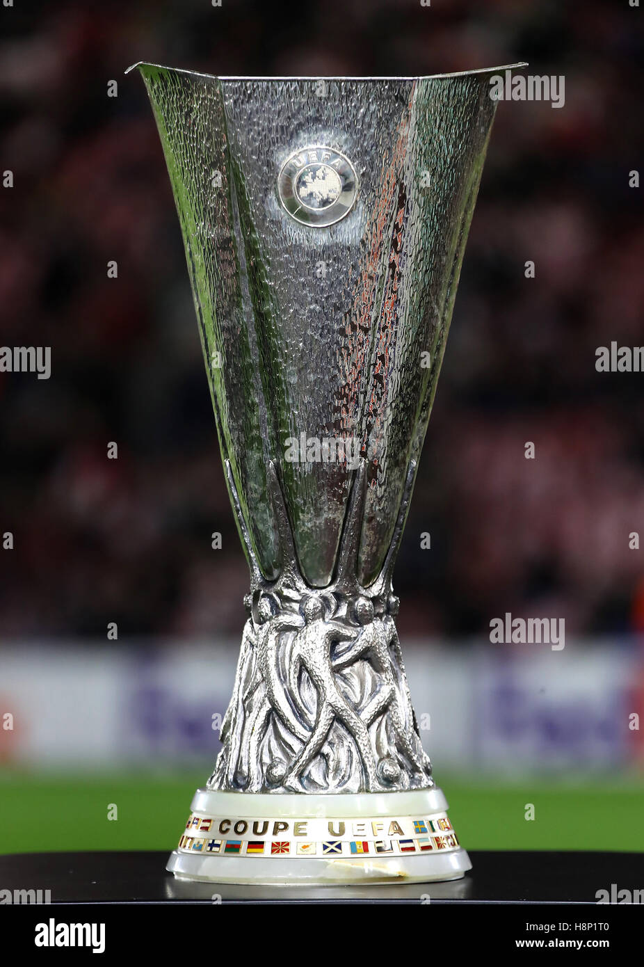 The UEFA Europa League trophy Stock Photo - Alamy