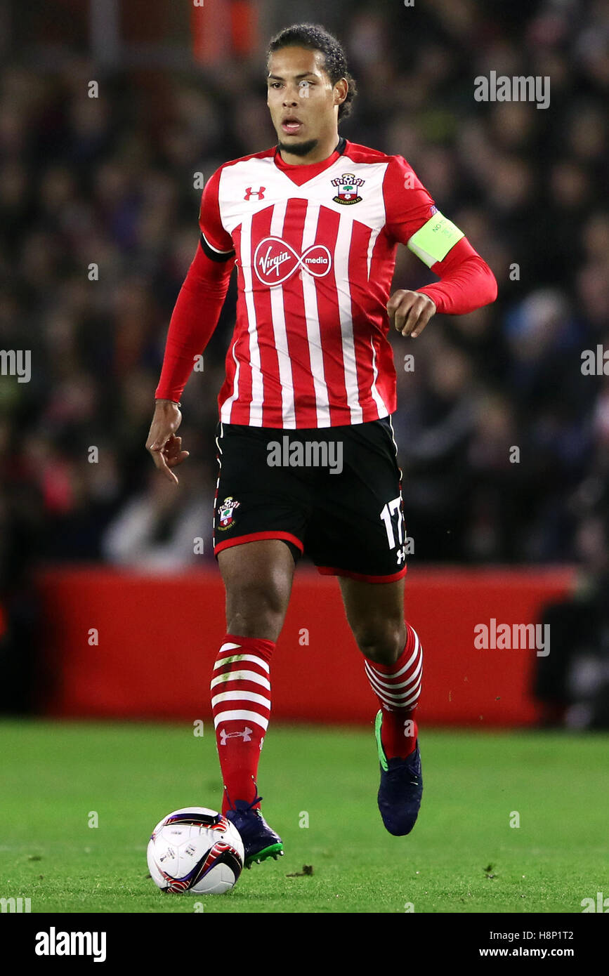 Virgil van Dijk, Southampton Stock Photo - Alamy