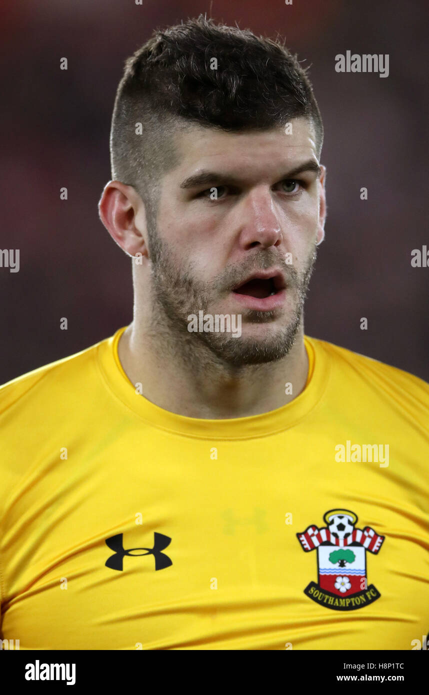 Southampton goalkeeper Fraser Forster Stock Photo - Alamy