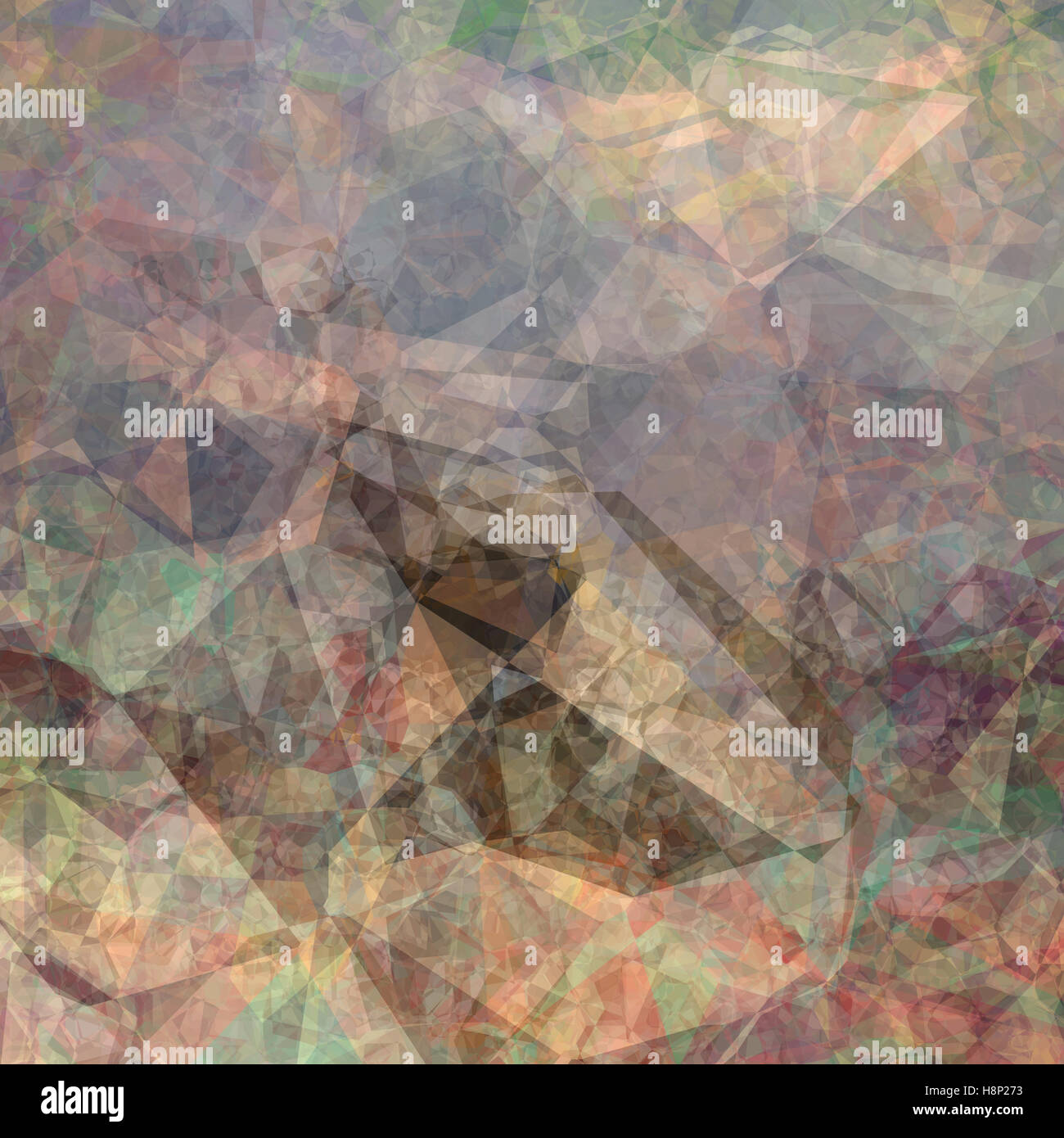 Crystallic triangular background in brown colors Stock Photo - Alamy