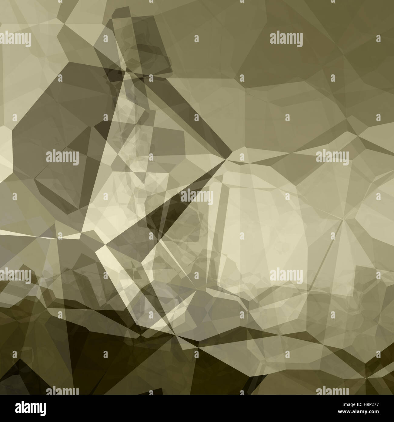 Triangular background in sepia colors with dark-green toning Stock ...