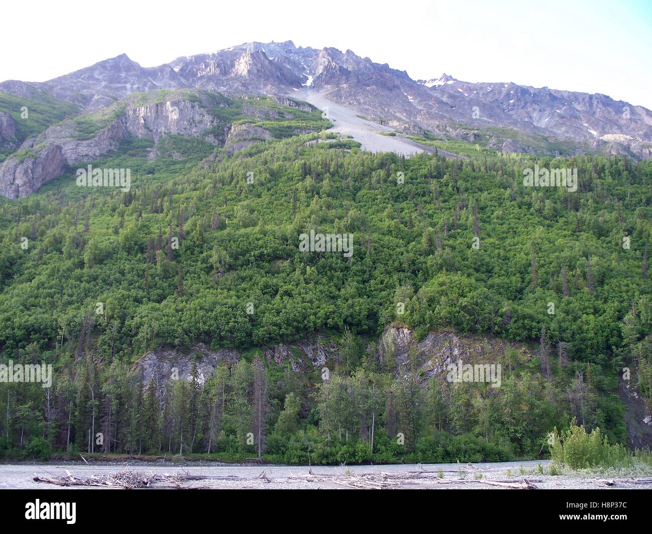 Mountain landslide alaska hi-res stock photography and images - Alamy