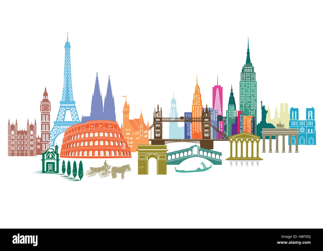 Landmark Cut Out Stock Images & Pictures - Alamy