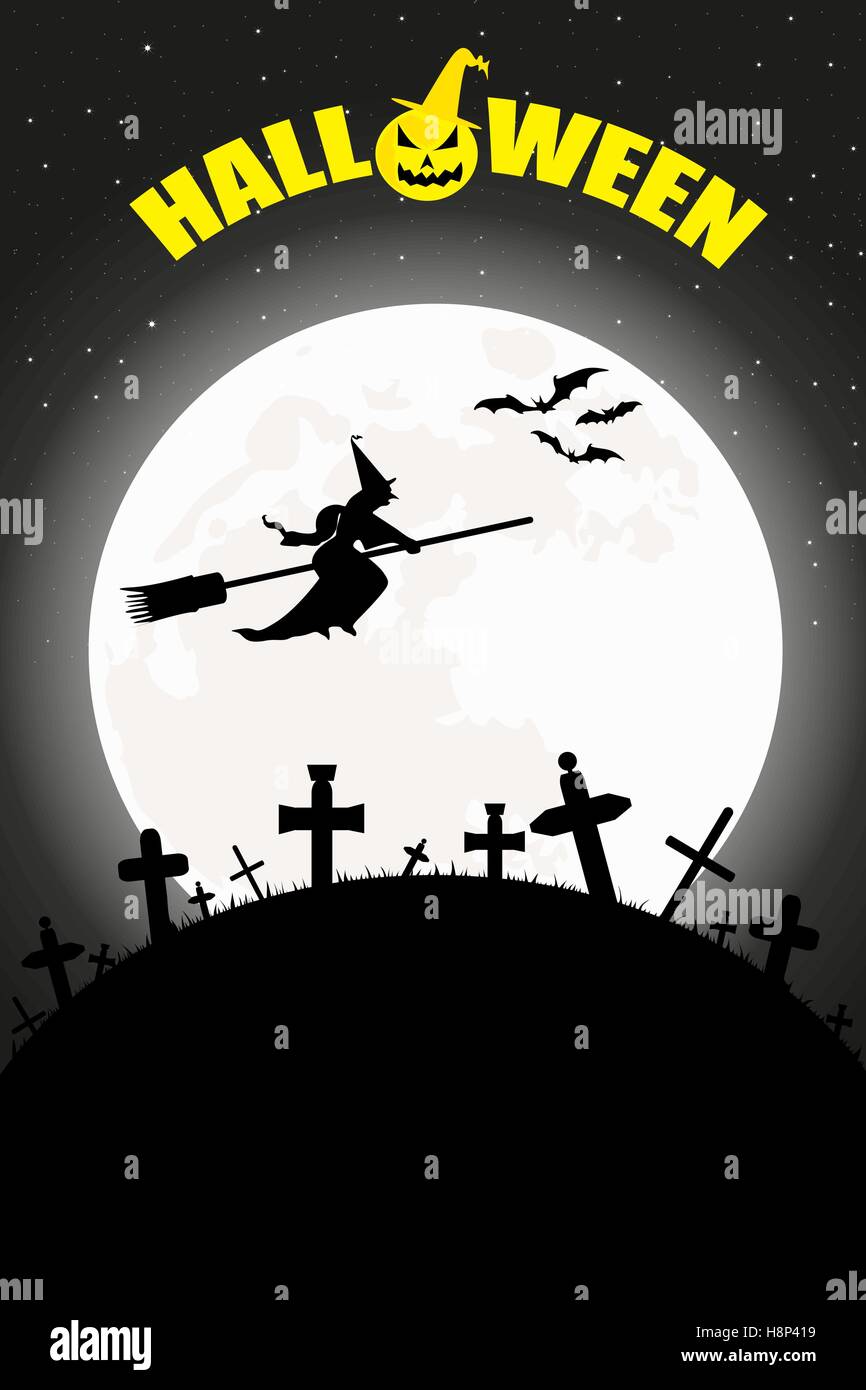 Halloween Day Vector Background Stock Vector Image & Art - Alamy