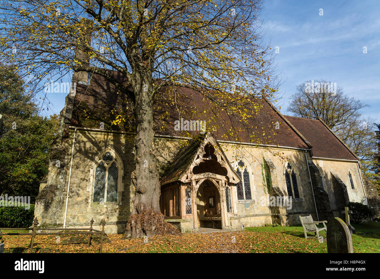 Christ Church, Coldharbour, Dorking, Surrey, England, UK Stock Photo ...
