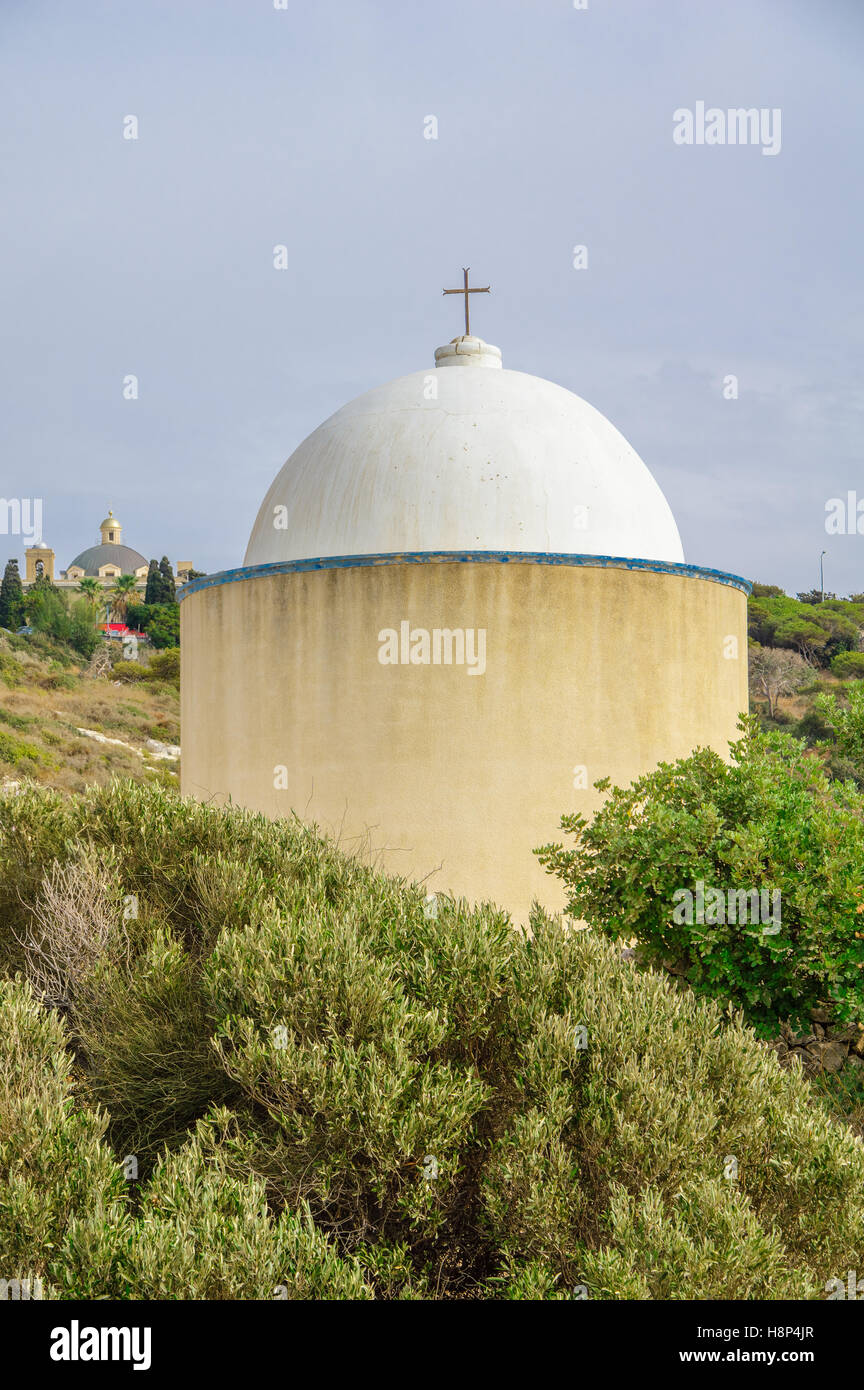 The Holy Family Chapel, and the Carmelite Stella Maris monastery, in ...