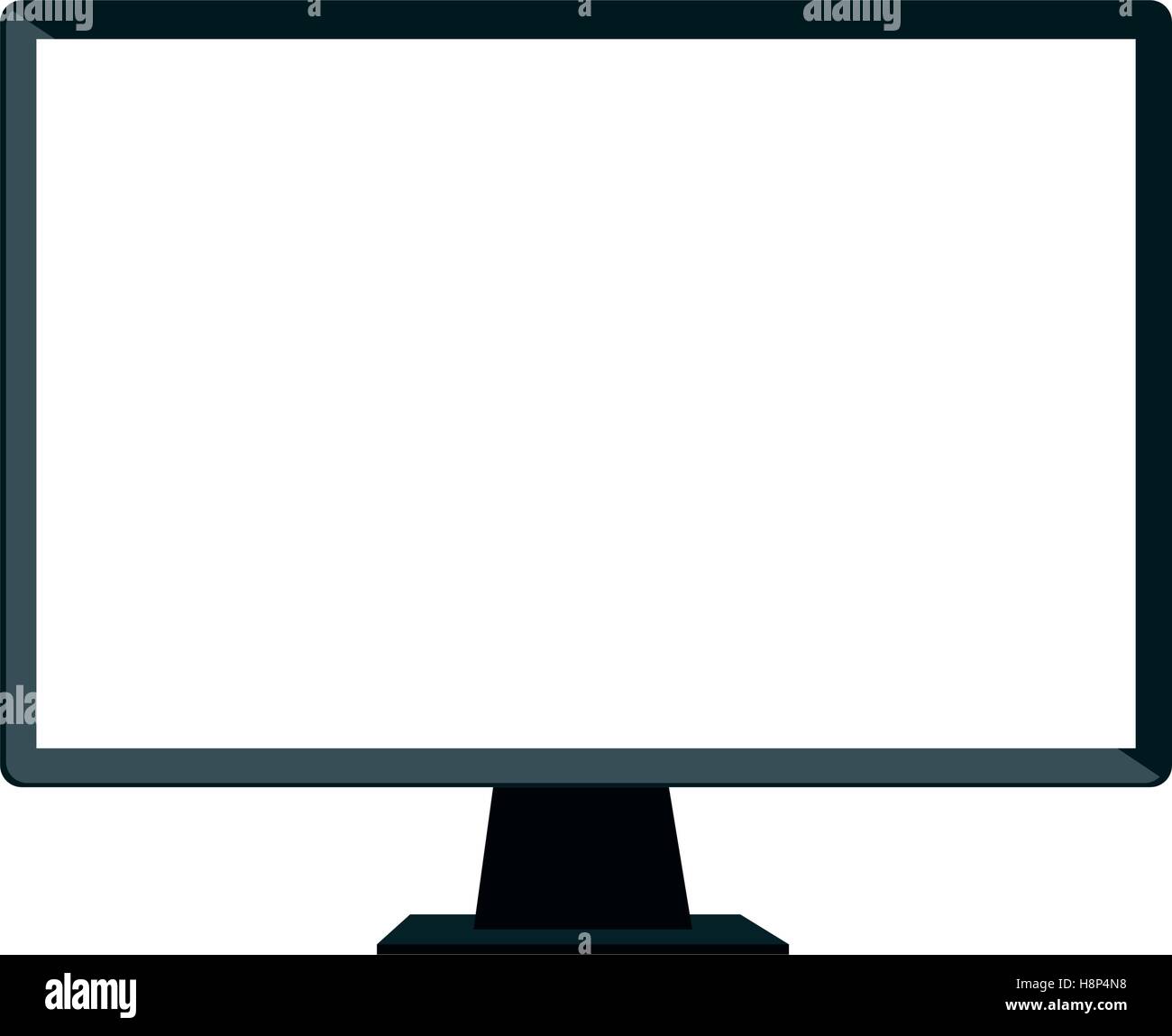 monitor desktop computer icon vector illustration design Stock Vector ...