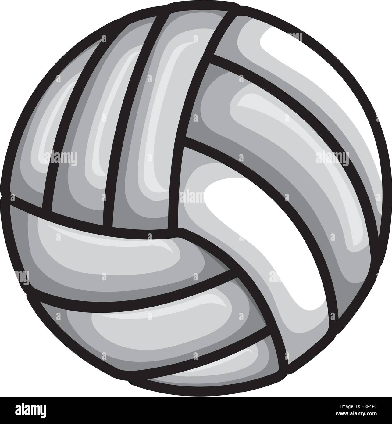 Volleyball balloon isolated icon Stock Vector Images - Alamy