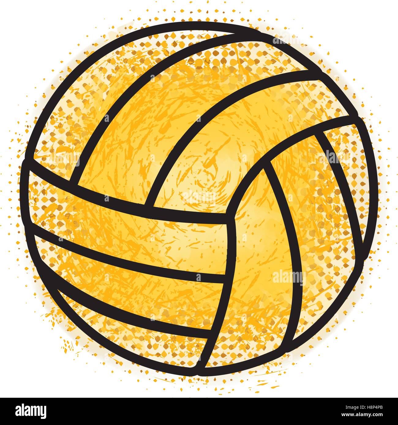 volleyball balloon sport icon vector illustration design Stock Vector ...