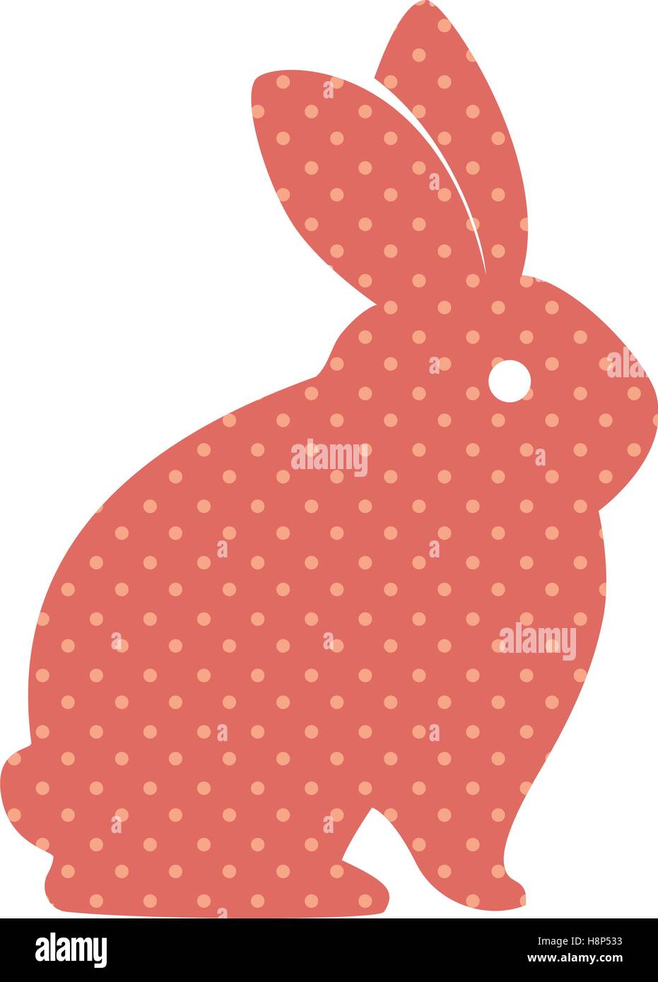 cute rabbit character isolated vector illustration design Stock Vector ...